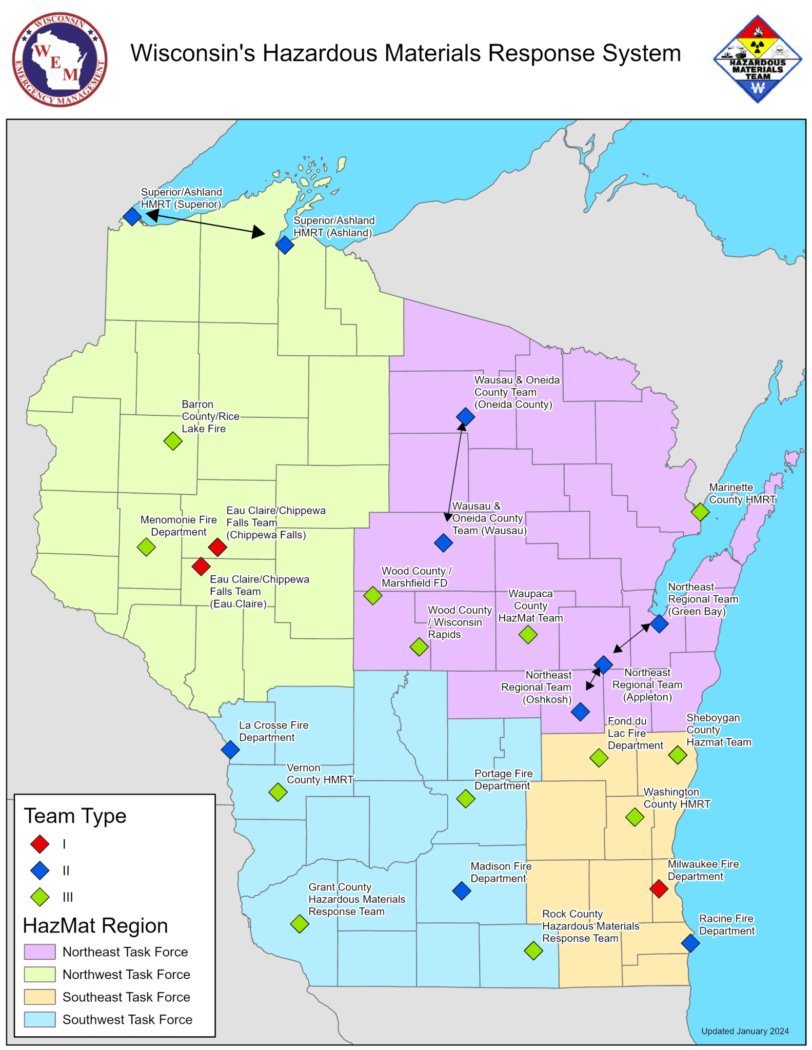 Response Teams | Wisconsin Emergency Management